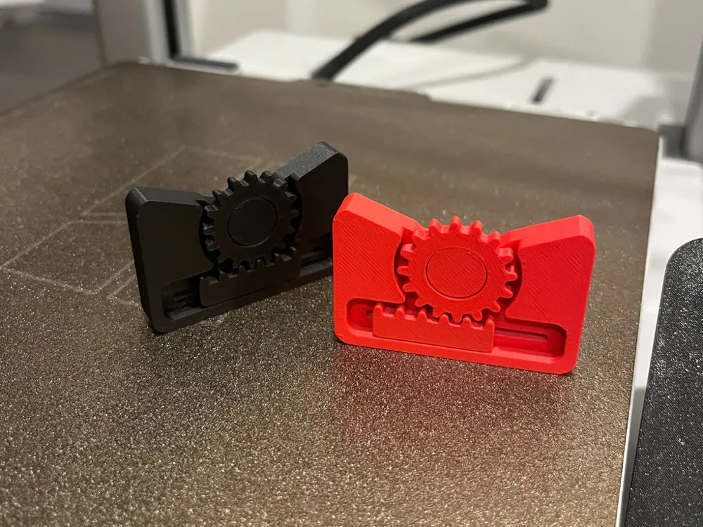 Gear Slider Fidget (Print-In-Place) - Free 3D Print Model - MakerWorld