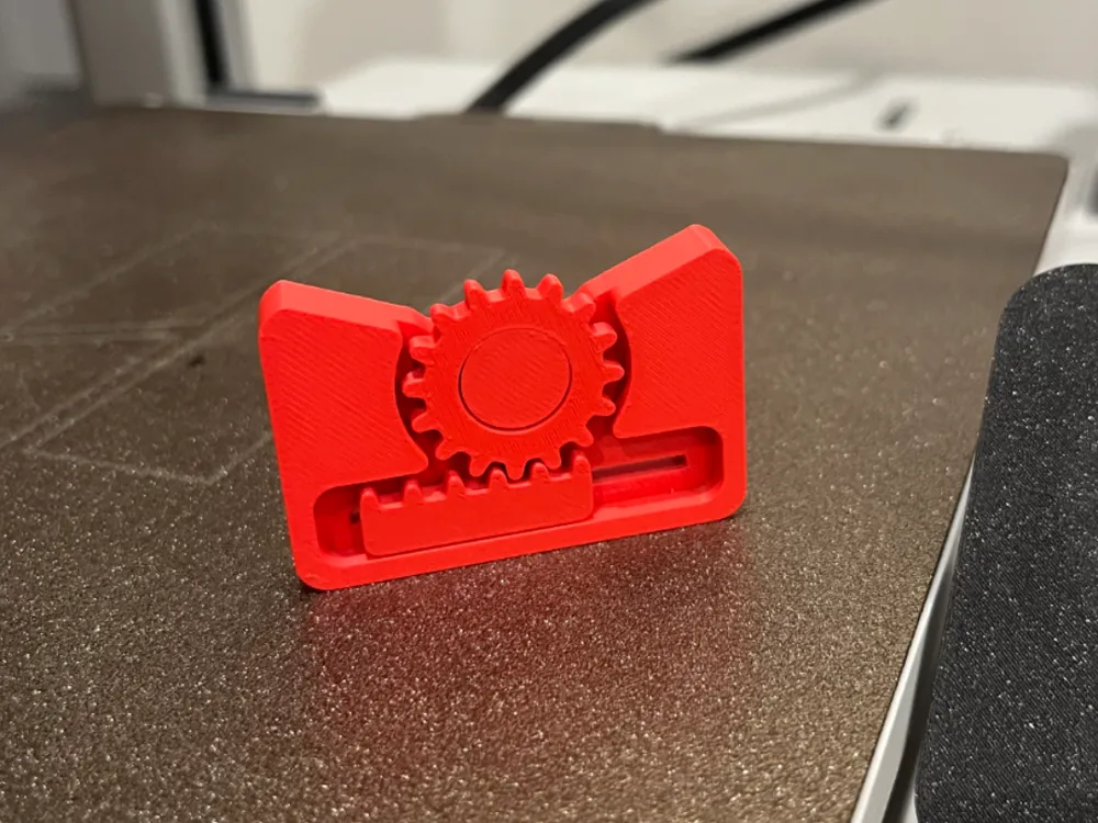 Gear Slider Fidget (Print-In-Place) - Free 3D Print Model - MakerWorld