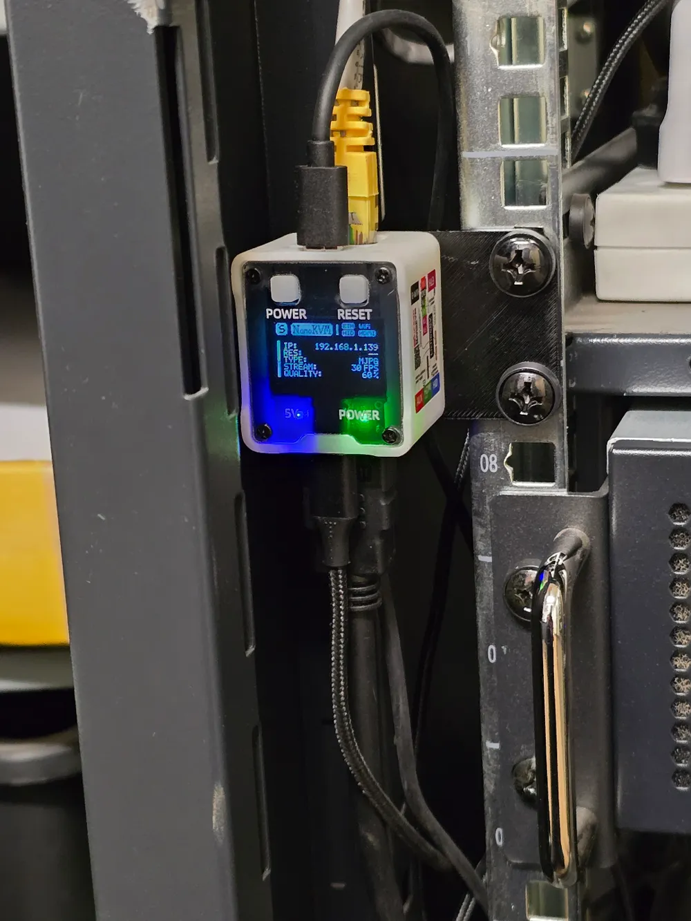 NanoKVM Rack Ear Mounting Bracket by Hammonds - MakerWorld