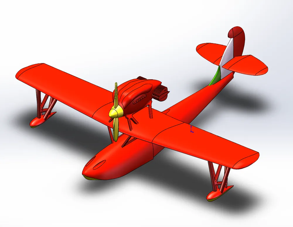 Porco Rosso aircraft Macchi M.33 Savoia S.21 by user_3723626527 MakerWorld: Download Free 3D Models