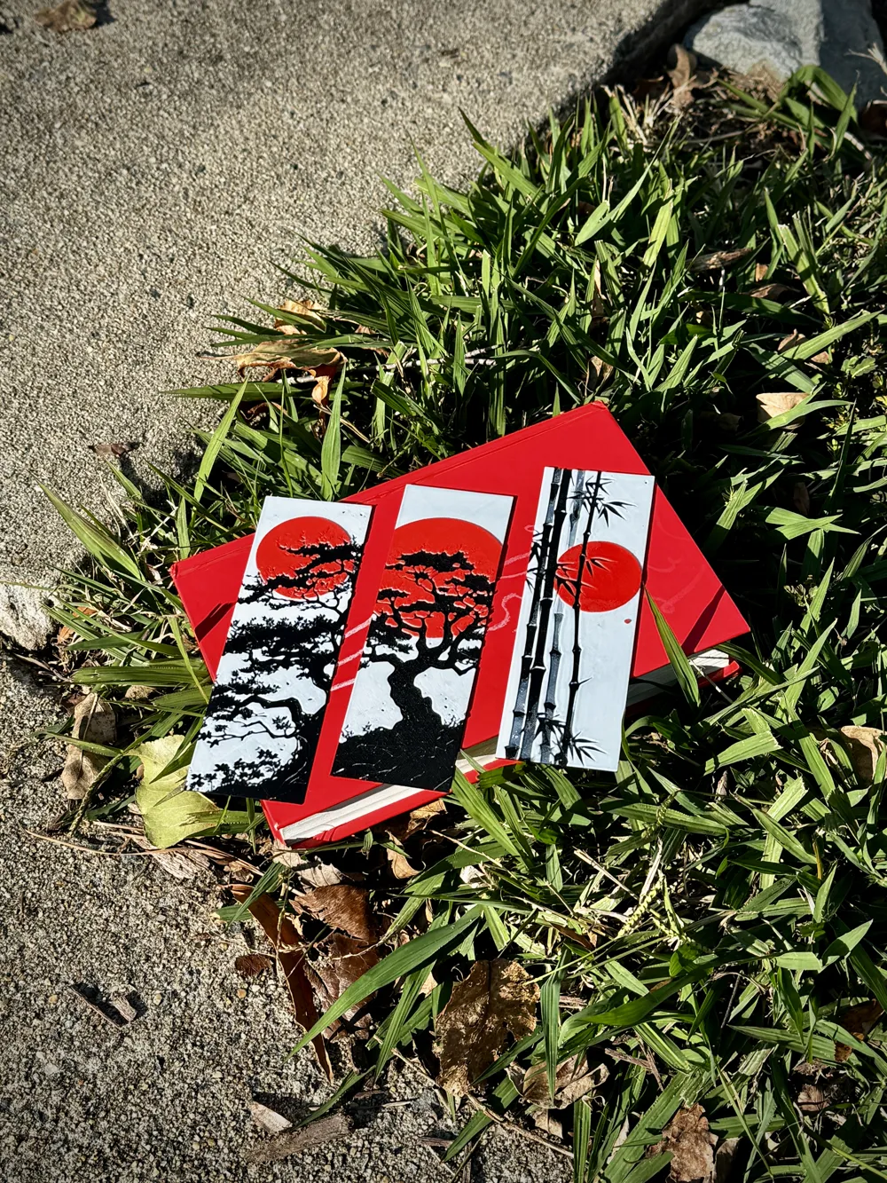 Minimal Japanese Landscape Bookmark Set by 3D Prints By Vic MakerWorld ...