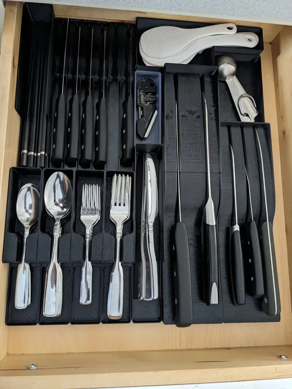 A Set of Gridfinity Chef Knife Blocks by Chall005 - MakerWorld