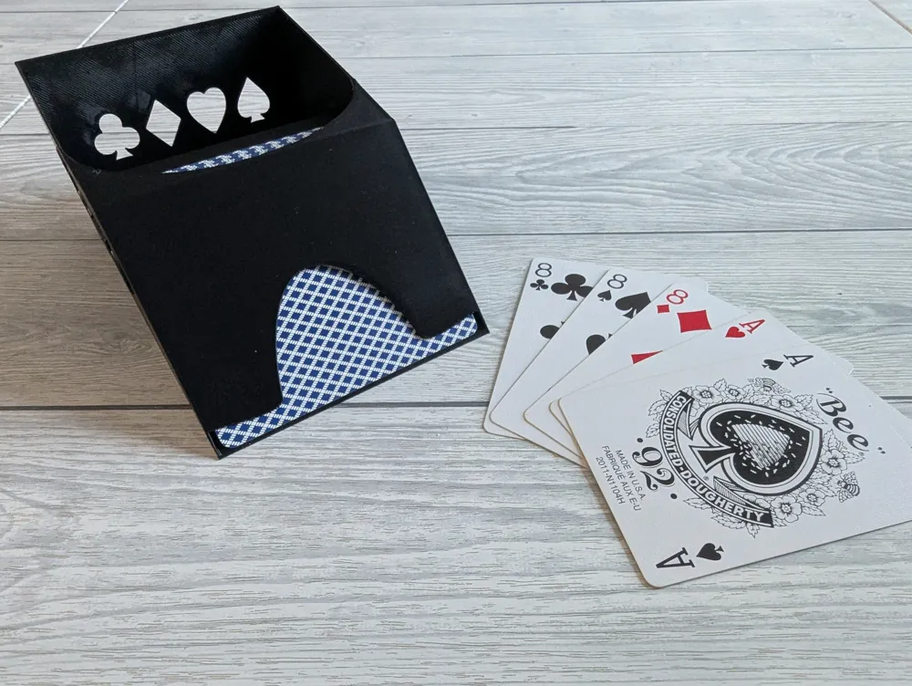 Casino Style Card Shoe - Free 3D Print Model - MakerWorld