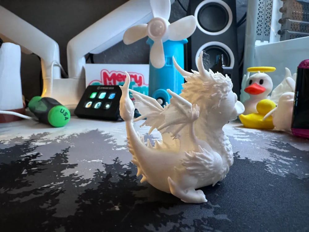 Ice Dragon Duck by CorwineCustoms.3D LLC MakerWorld: Download Free 3D ...