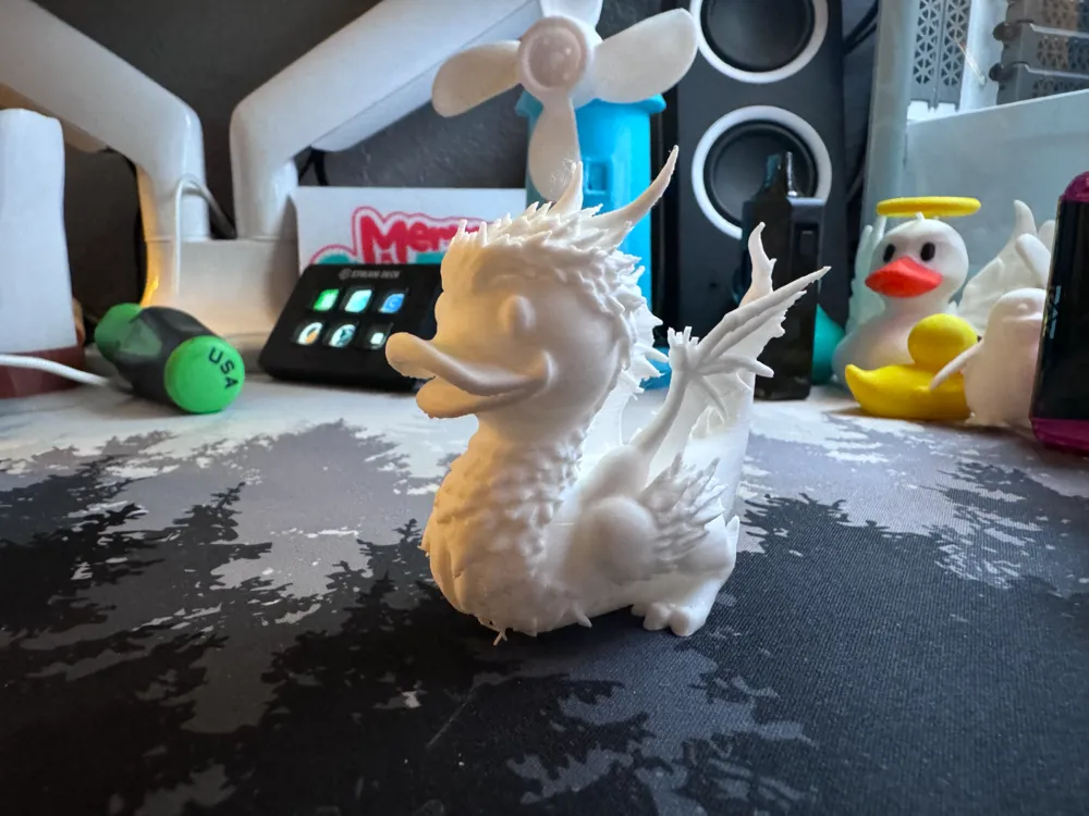Ice Dragon Duck by CorwineCustoms.3D LLC MakerWorld: Download Free 3D ...