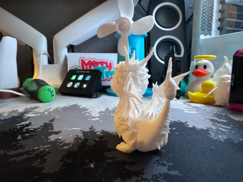 Ice Dragon Duck by CorwineCustoms.3D LLC MakerWorld: Download Free 3D ...