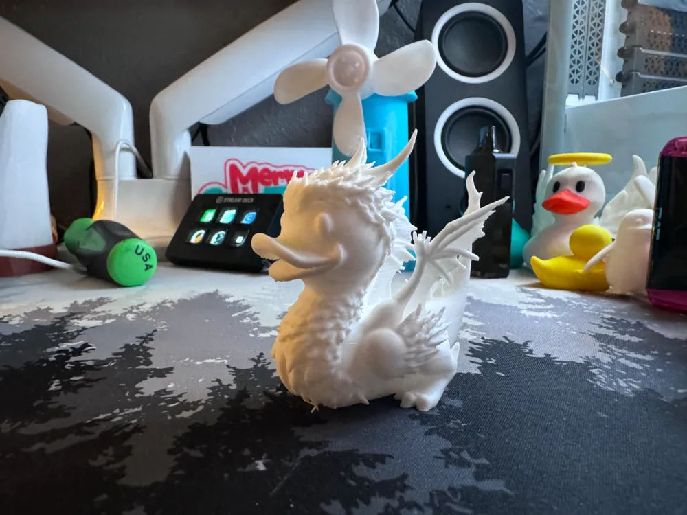 Ice Dragon Duck by CorwineCustoms.3D LLC MakerWorld: Download Free 3D ...