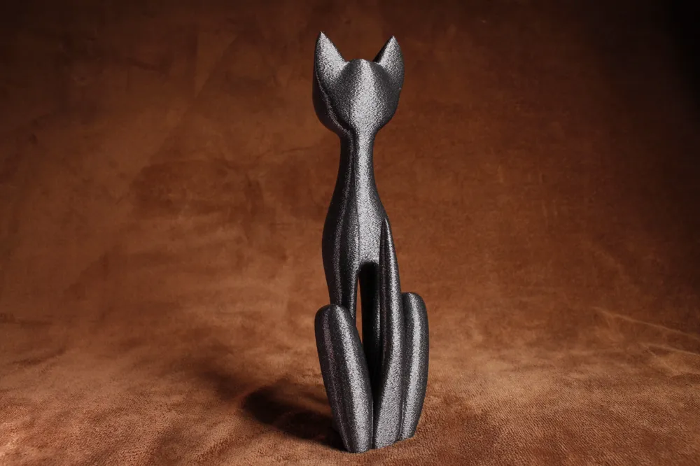 Decoración felina moderna - Modelo de impresión 3D gratuito - MakerWorld