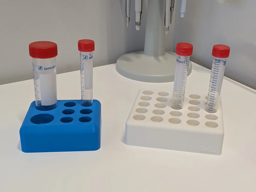 Modular Tube Rack for 15 mL and 50 mL Falcon Tubes by custom3dmodels ...