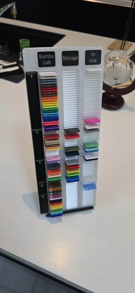 Bambu Lab Swatch Display Holder - Free 3D Print Model - MakerWorld