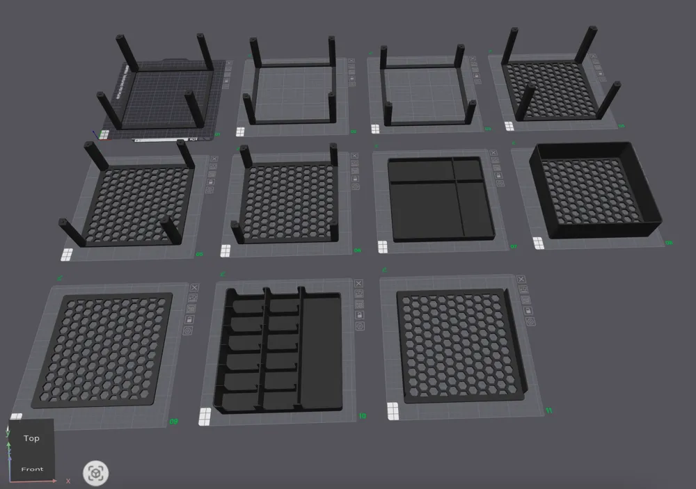 Kitchen Storage Shelf - Tea Sorter - Tray System by DERFI MakerWorld ...