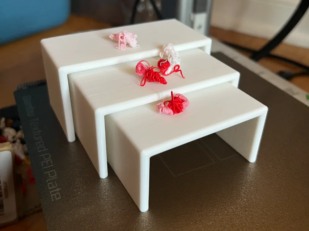 Stackable Shelves Shelf Set for Displays by Zoidbergererer - MakerWorld