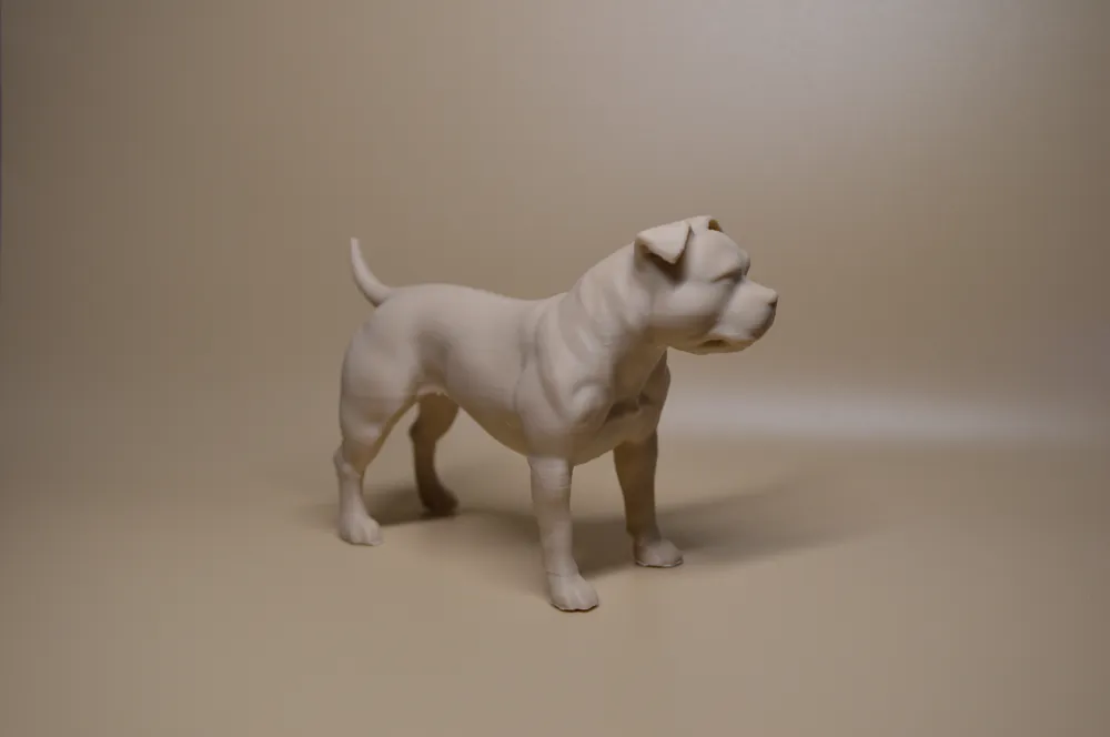Staffordshire bull terrier - Free 3D Print Model - MakerWorld