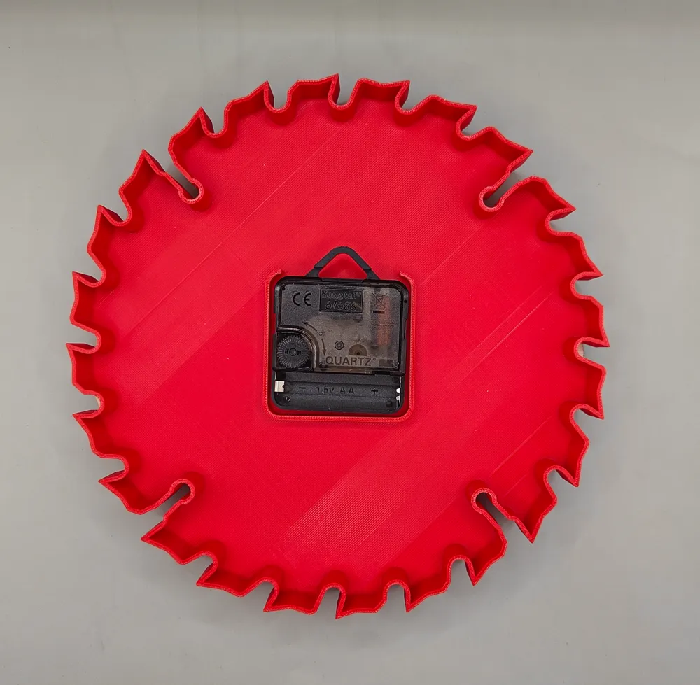 Milwaukee Saw Blade Clock by railimages MakerWorld: Download Free 3D Models