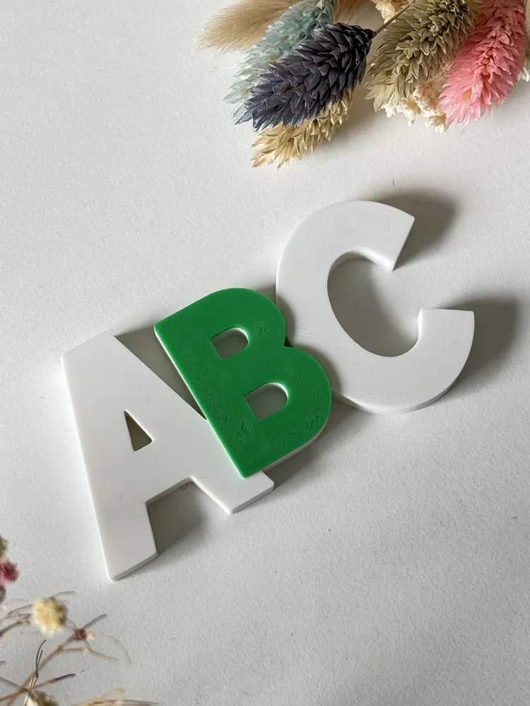 ABC Letters by Kaziskreativkiste MakerWorld: Download Free 3D Models