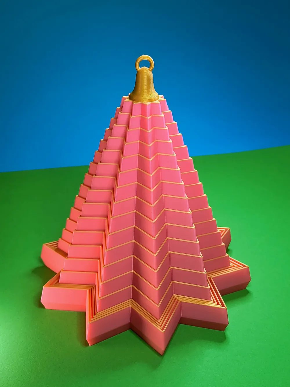 Pop Up Christmas Tree Fidget Ornament Jingle Bell by JOLKA - MakerWorld