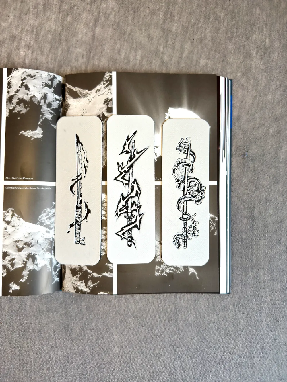Epic Sword Bookmark Set|HueForge|Fantasy - Samurai - Free 3D Print ...