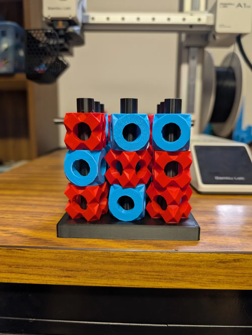 3D Tic-Tac-Toe - Free 3D Print Model - MakerWorld