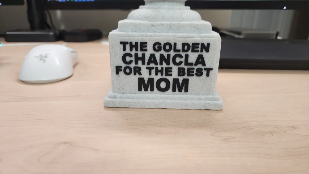 Golden Chancla for Mothers Day - Free 3D Print Model - MakerWorld
