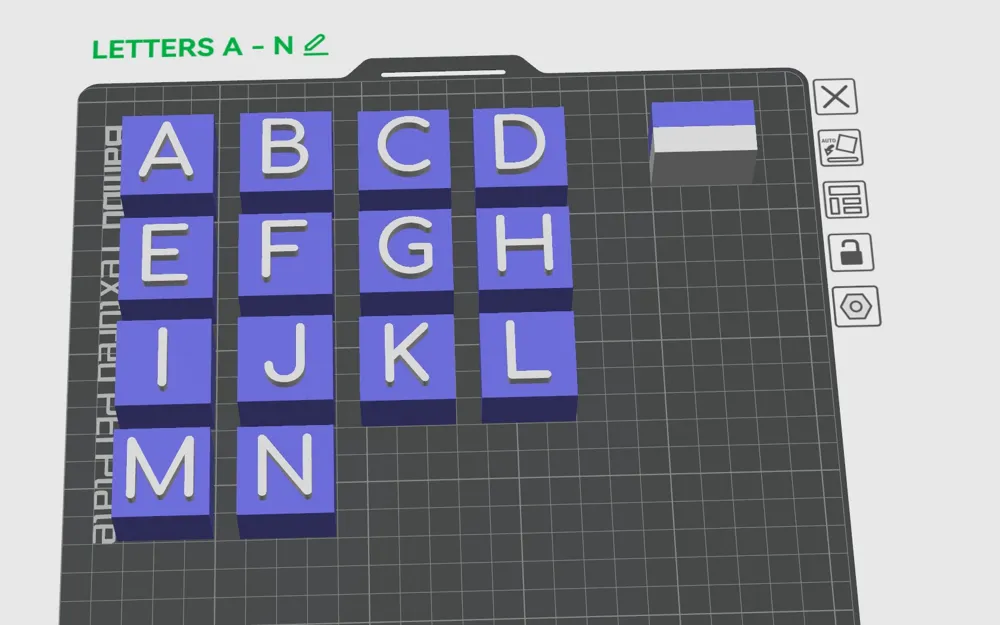BRICKS Dupl0 Letters Brick (Capital letters) - Free 3D Print Model ...
