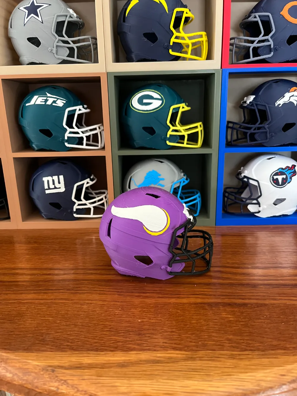 Minnesota Vikings Football Helmet - Free 3D Print Model - MakerWorld