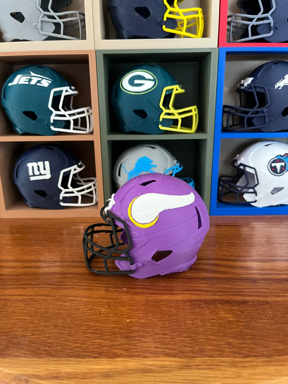 Minnesota Vikings Football Helmet - Free 3D Print Model - MakerWorld