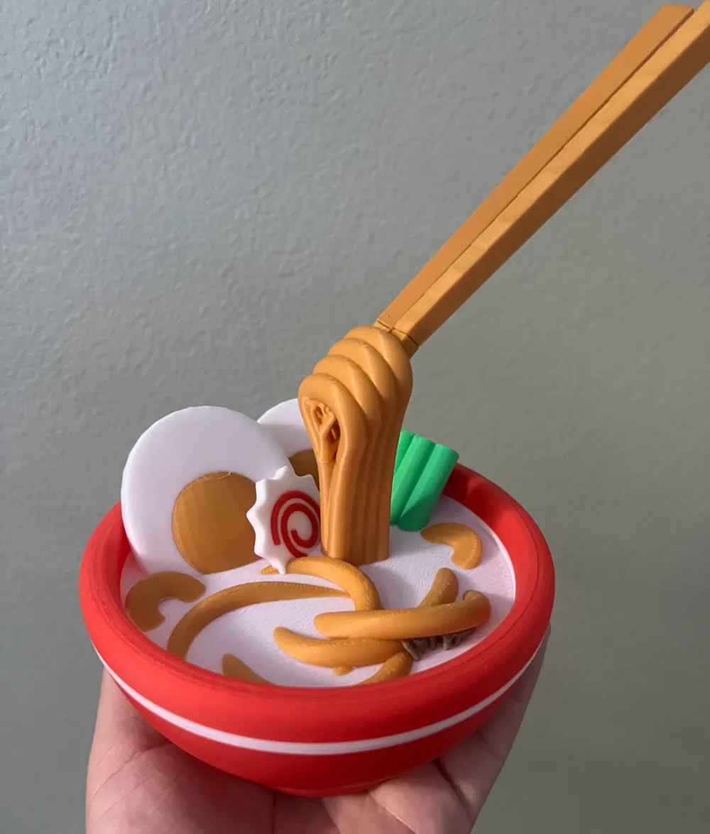 ramen with color Remixed by soul MakerWorld: Download Free 3D Models