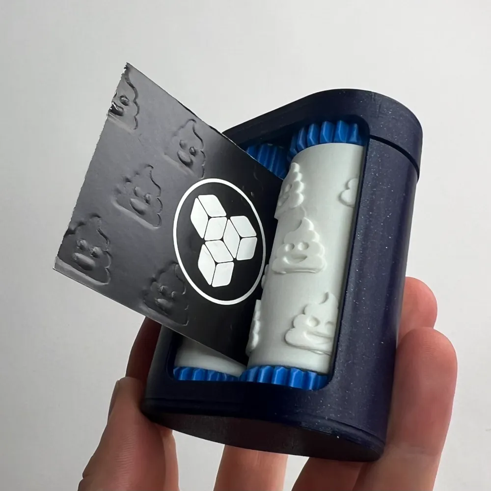 Poop emoji pattern - Business Card Embosser Rollers by Makerspace ...