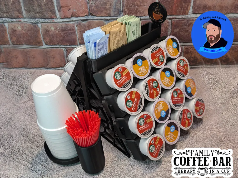 Kcup Coffee Pod Rack / Stand / Holder / Storage by PrinterMcgee ...