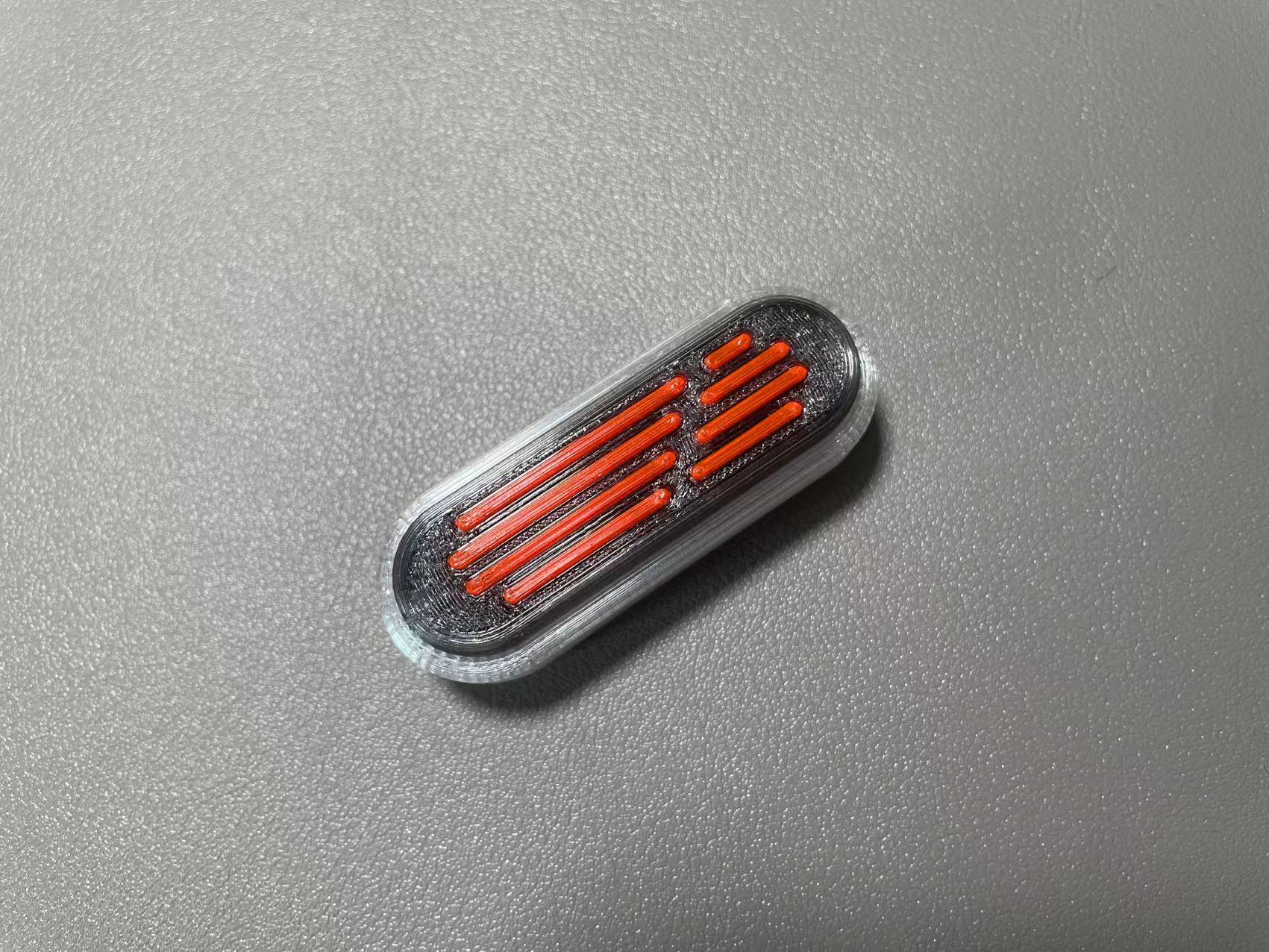 EDC Guzheng Patch-Shaped Steel Bean Fortune Teller Mechanical Pusher by ...