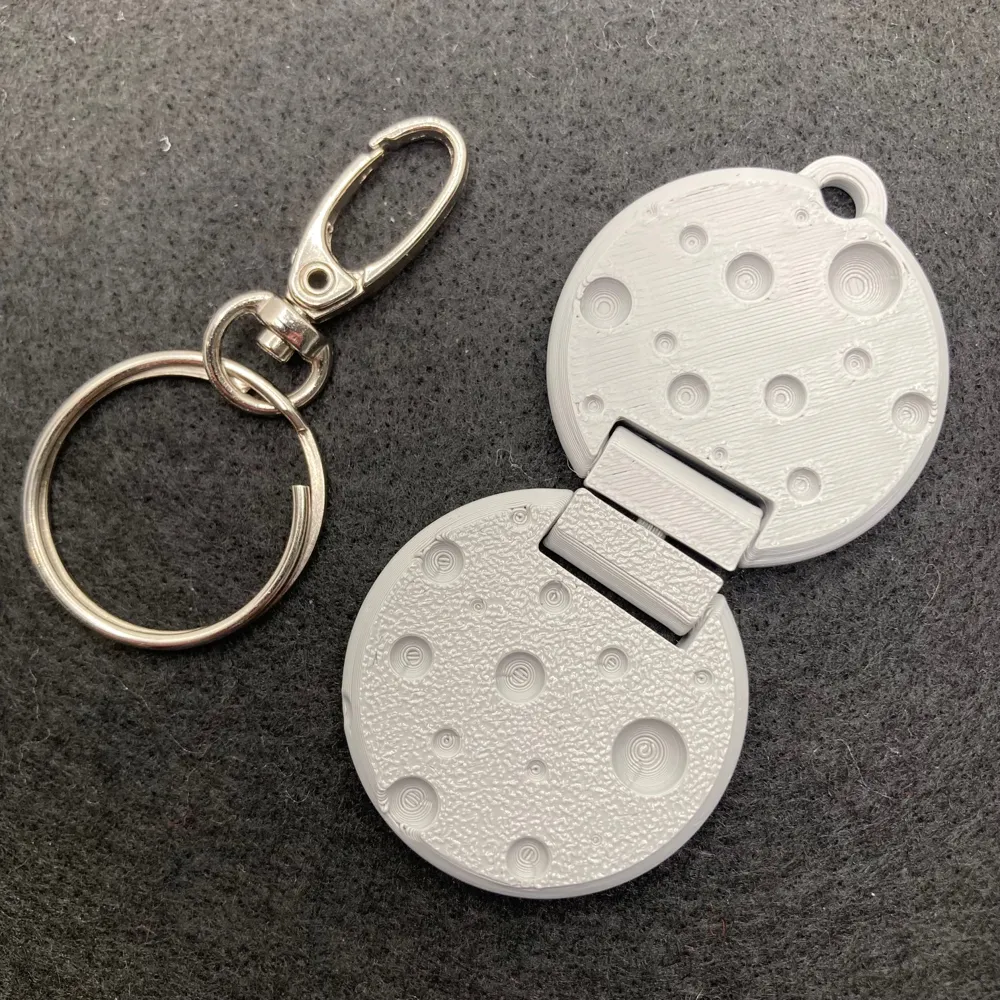Moon Lunar Slider + Flip Fidget (Print in Place) - Free 3D Print Model ...