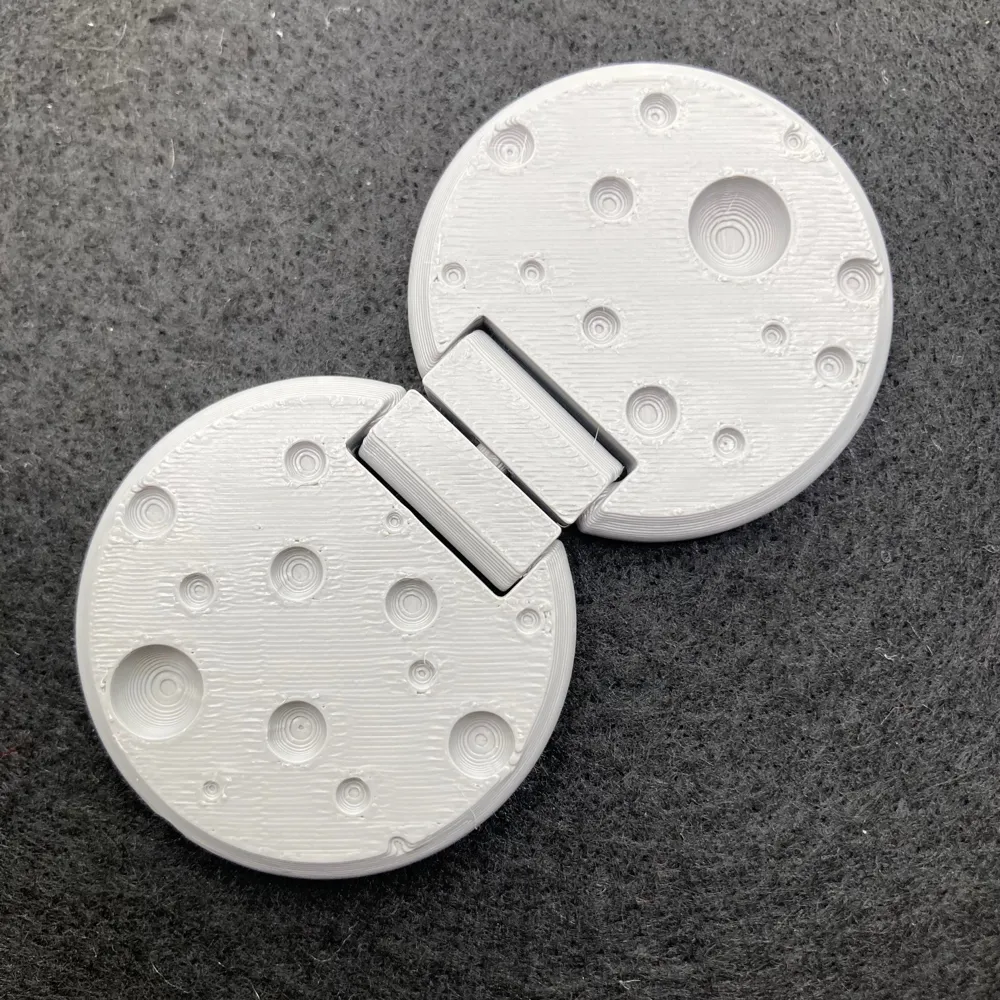 Moon Lunar Slider + Flip Fidget (Print in Place) - Free 3D Print Model ...