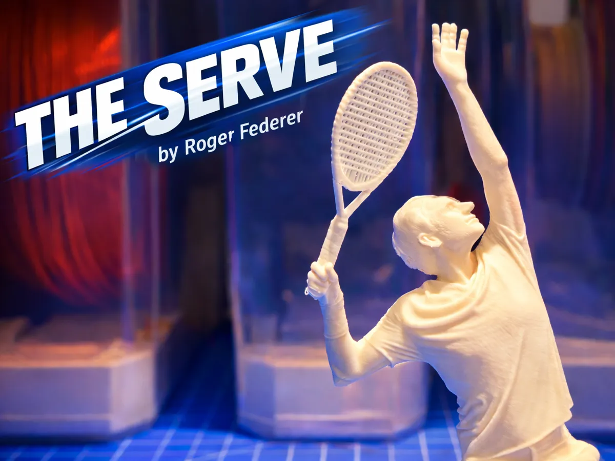 The Serve | Roger Federer - Free 3D Print Model - MakerWorld