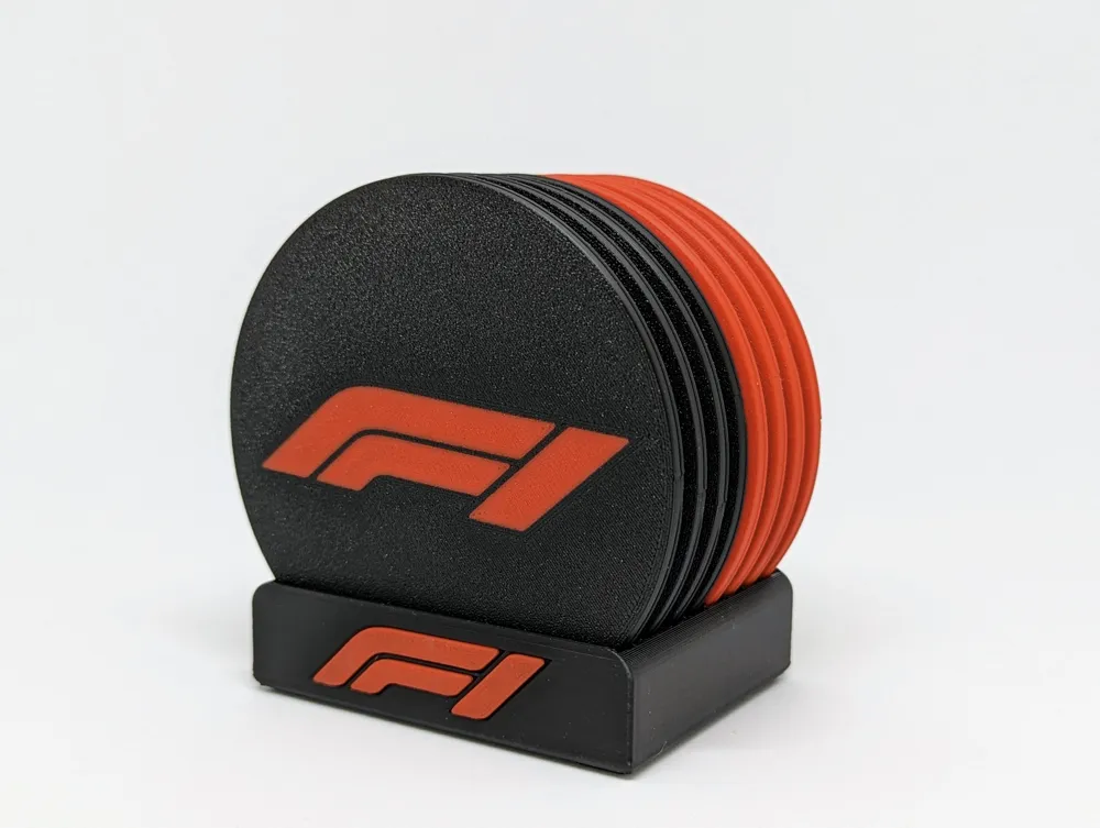 Official F1 Formula 1 - Coaster set with Holder by wootje13 MakerWorld ...