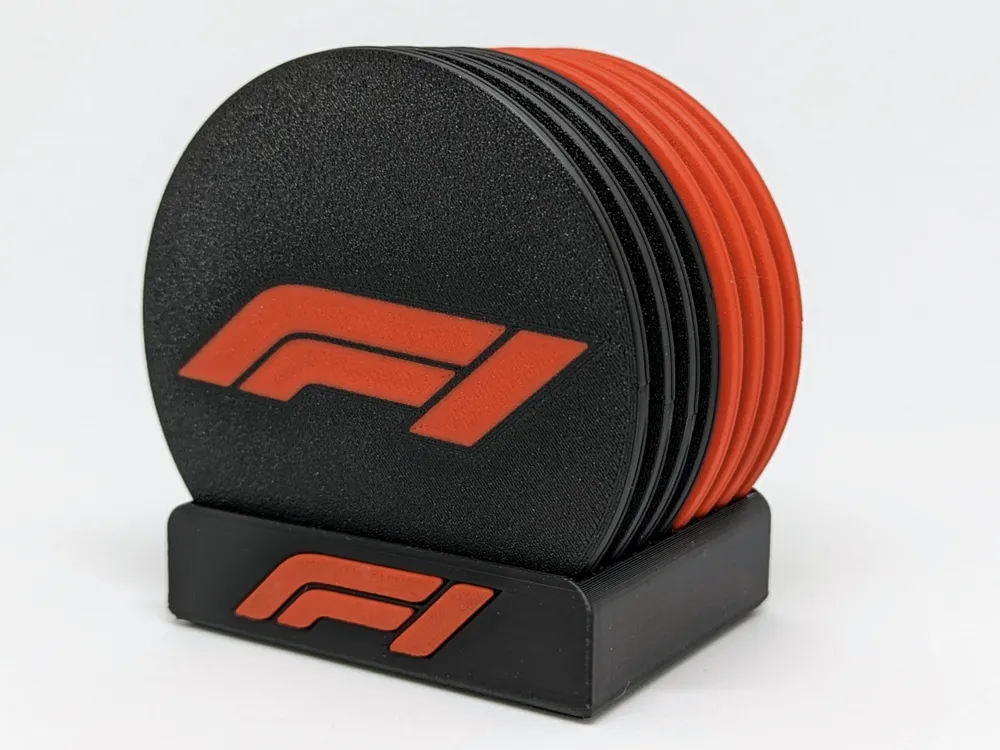Official F1 Formula 1 - Coaster set with Holder by wootje13 MakerWorld ...