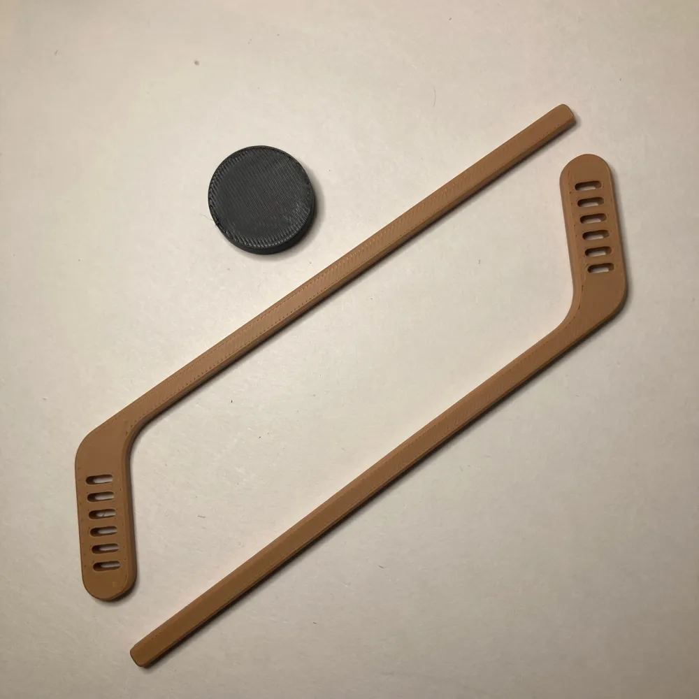 Mini Hockey Sticks - Tabletop Hockey - Free 3D Print Model - MakerWorld
