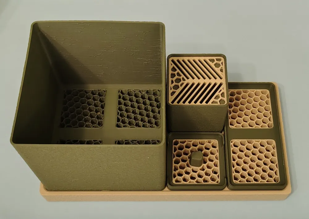 Gridfinity Base for Bathroom/Kitchen, Infill Drain by Furtim MakerWorld ...