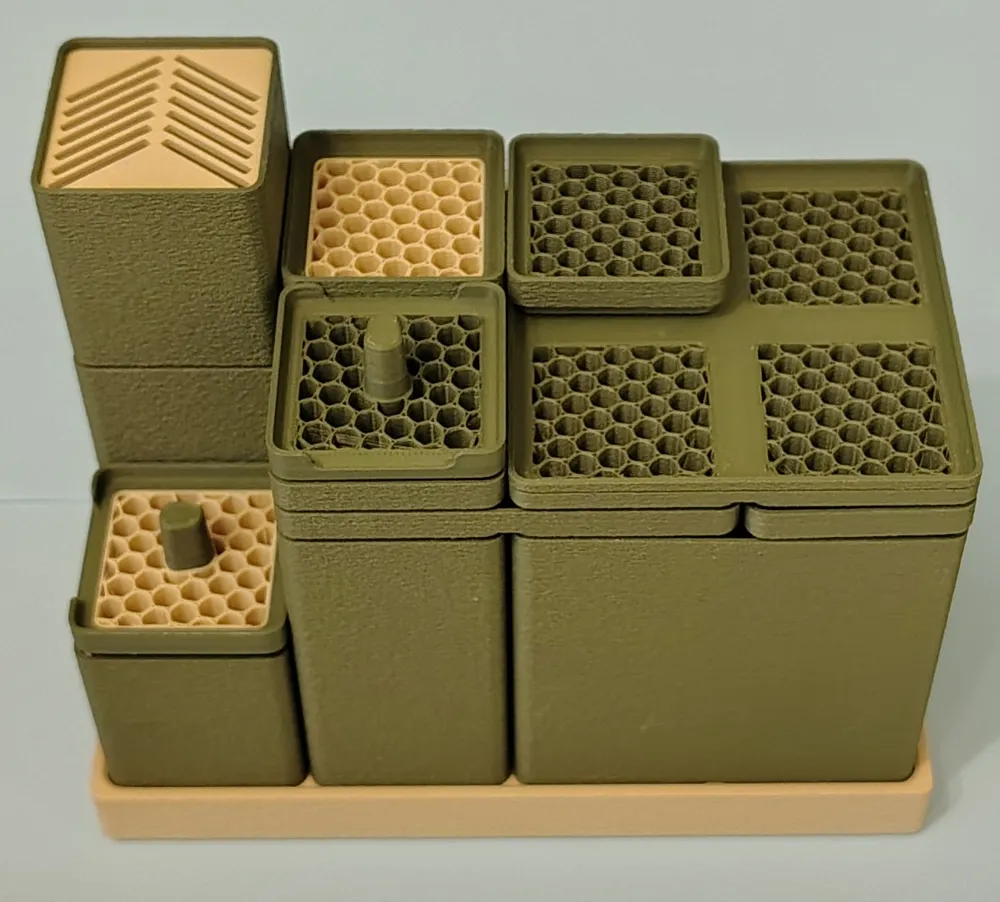 Gridfinity Base for Bathroom/Kitchen, Infill Drain by Furtim MakerWorld ...