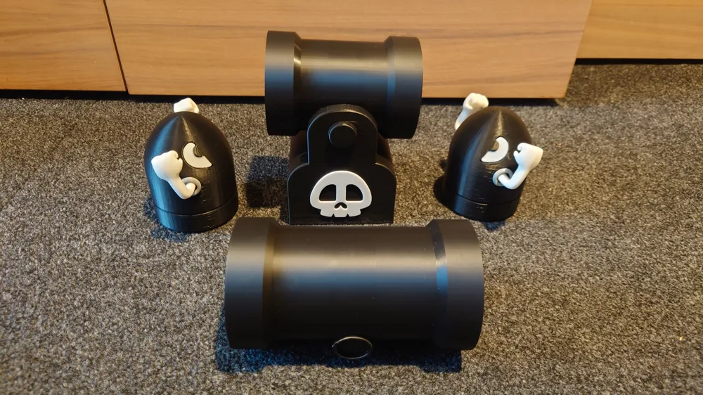 Cannon stand Bullet Bill - Free 3D Print Model - MakerWorld