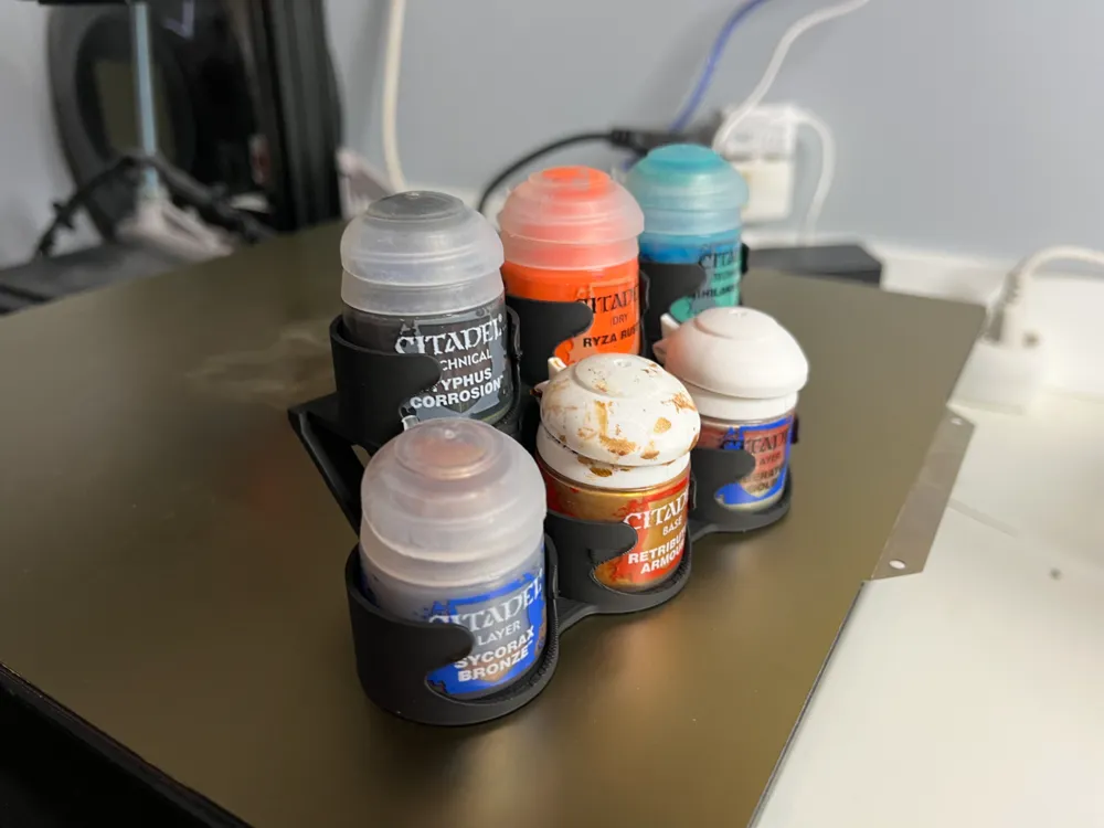 Citadel Paint Holder for IKEA SKADIS - Free 3D Print Model - MakerWorld
