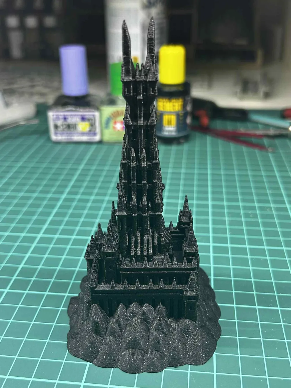 Castle inspired by the tower of Minas Morgul. - Free 3D Print Model ...