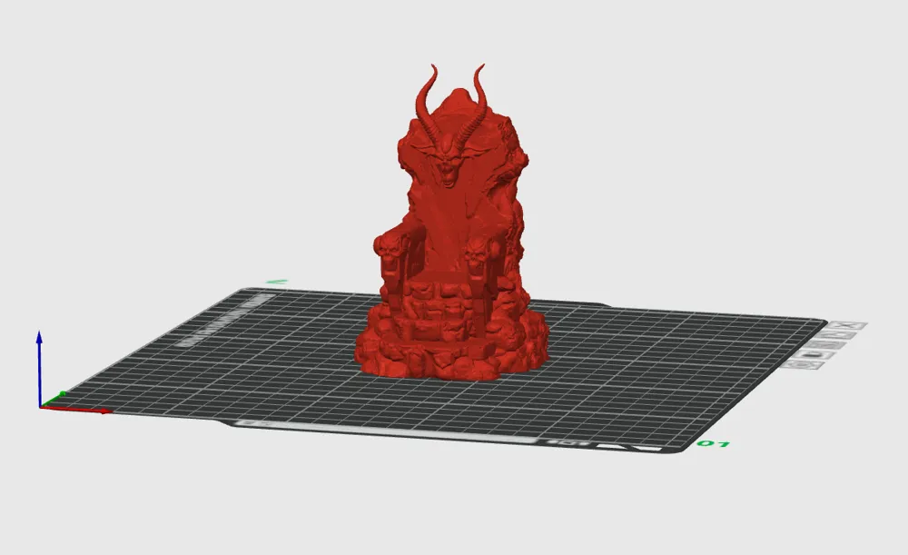 Devil Throne - Free 3D Print Model - MakerWorld