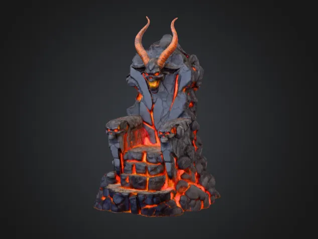 Devil Throne - Free 3D Print Model - MakerWorld