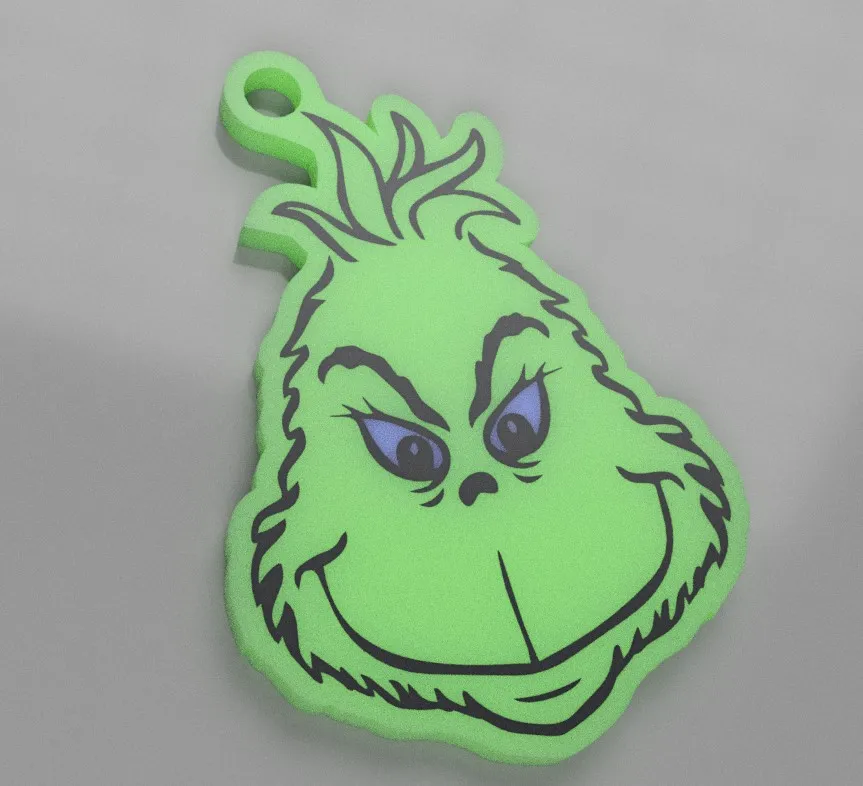 Keychain Grinch - Christmas Theme by Alexandre Paixao - MakerWorld
