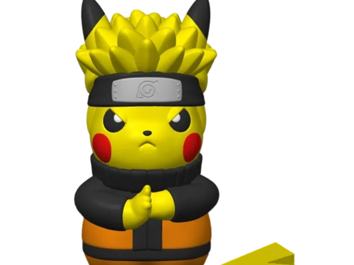 Pikachu x Naruto by Brilliant trainer MakerWorld: Download Free 3D Models