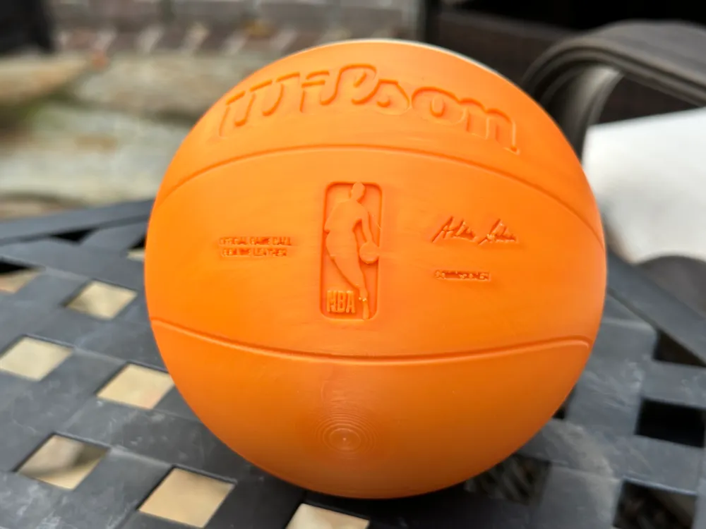 Basketball NBA Replica Official Game Ball Wilson by 3D Print Vibe ...