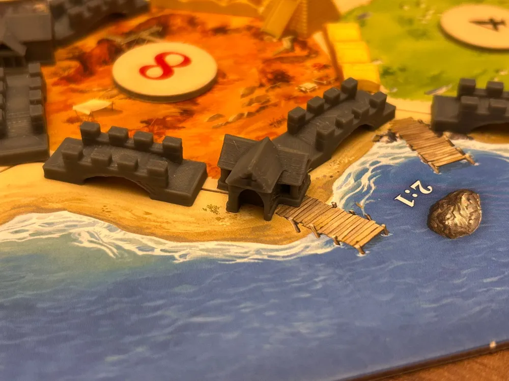 Catan: Goth Medieval Player Set - Free 3D Print Model - MakerWorld