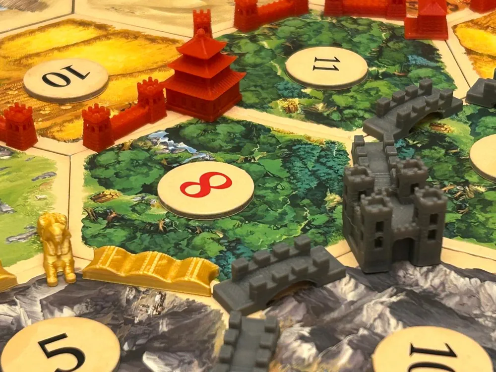 Catan: Goth Medieval Player Set - Free 3D Print Model - MakerWorld