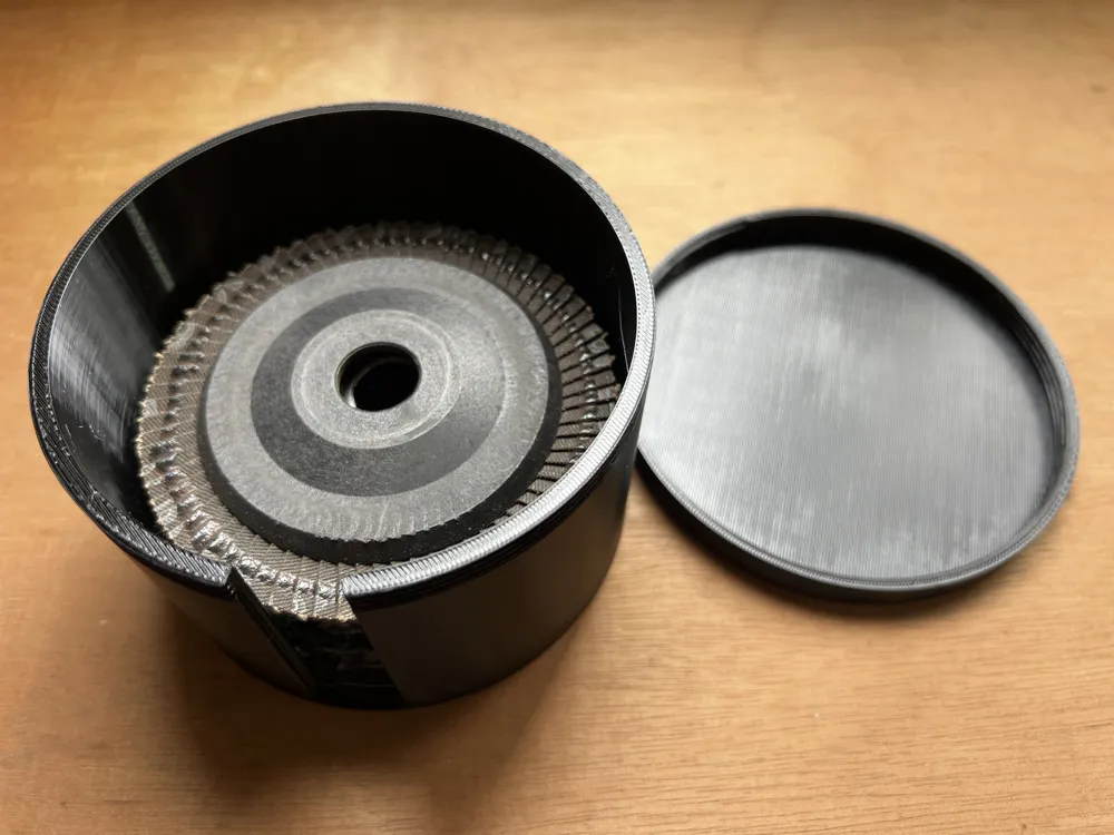 Grinder Disc Storage Box by cheng MakerWorld: Download Free 3D Models