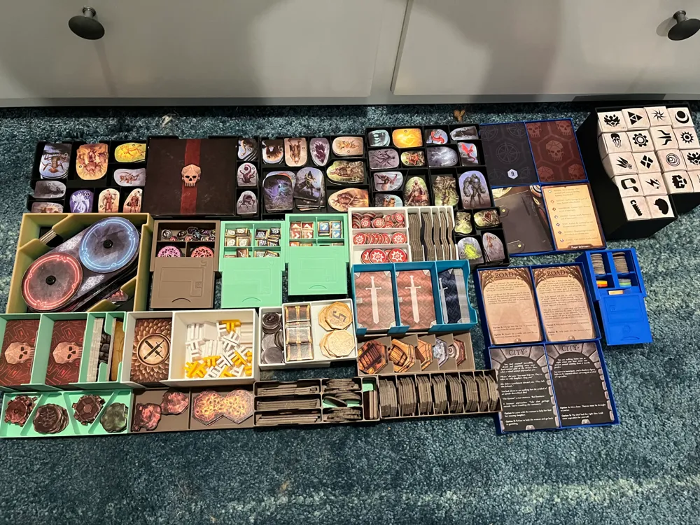 Gloomhaven Box Insert Organizer - Free 3D Print Model - MakerWorld